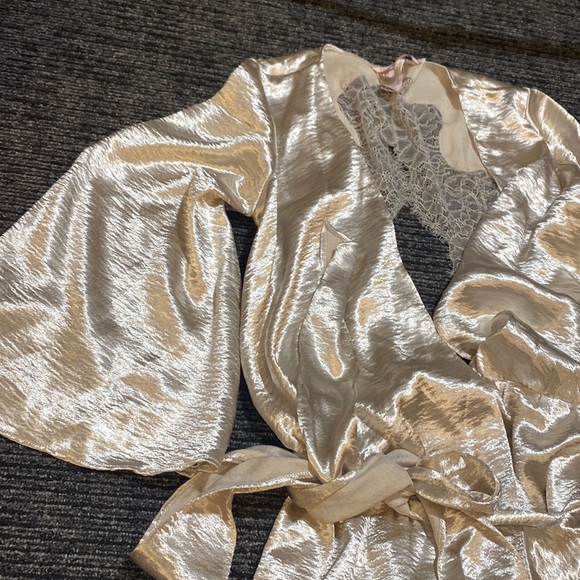 Victoria's Secret | Intimates & Sleepwear | Simmer Pale Silver Lace And ...